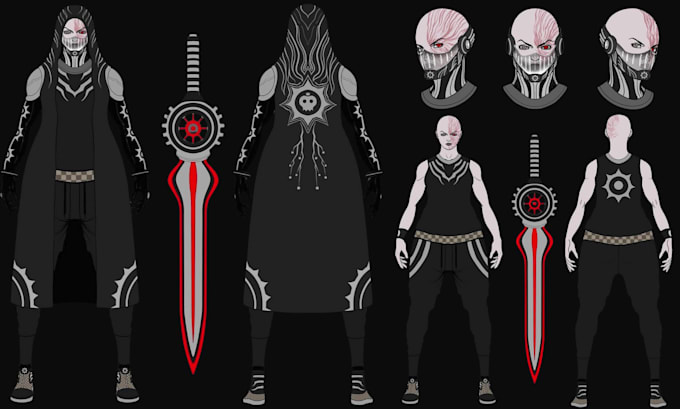 Draw line fan art comic book illustration webtoon manga page oc ...