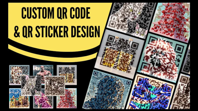 Design unique qr code or stickers by Smm_boost24 | Fiverr