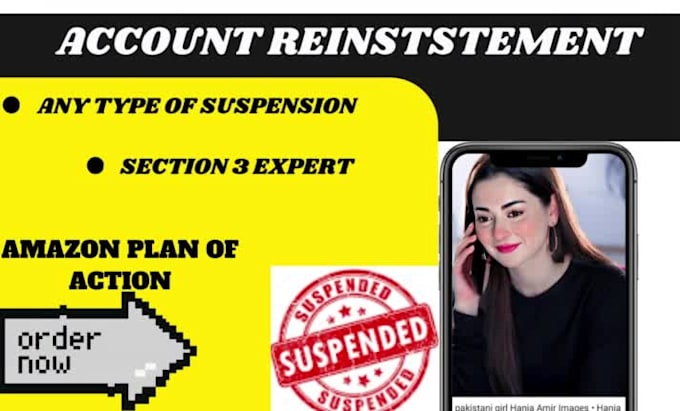 Do amazon account reinstatement, suspension and plan of action by Rafia_azhar1 | Fiverr