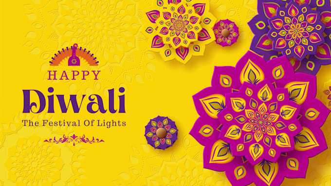 Create diwali greething video and flyer design by Graphicscity9 | Fiverr