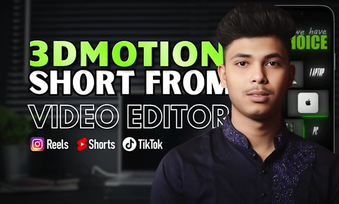 Edit viral shorts, reels and tiktoks like a pro by Himelgharami | Fiverr