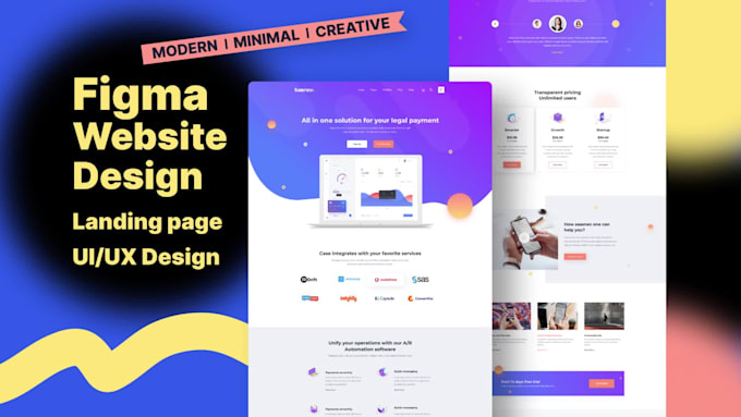 Design figma homepage, website mockup, website ui ux design by ...