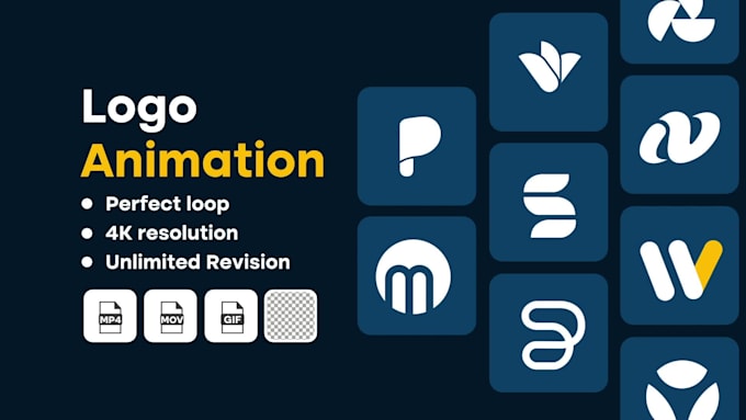 Custom animated logo with a unique movement for your brand by ...