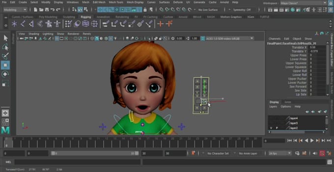 Rig character for game by Axamation | Fiverr
