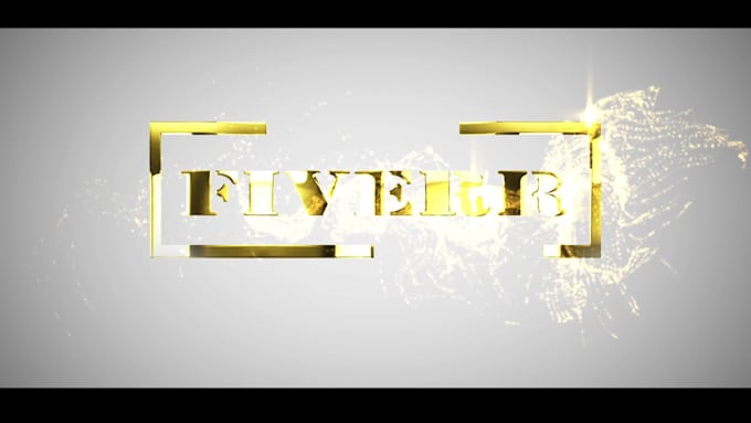 Do custom golden logo animation by Shashika08 | Fiverr