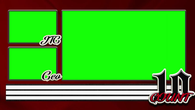 Design custom broadcast overlays for podcasts and streams by Fra44n ...