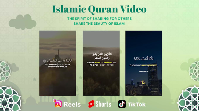 Create islamic quran video tiktok, instagram reels, youtube shorts by ...