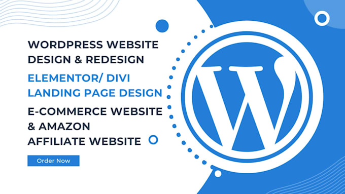 Design wordpress ecommerce website, landing page with elementor, divi by Shomirulislam4 | Fiverr