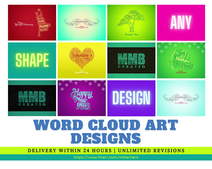 Design wonderful word art by Mitterhere | Fiverr