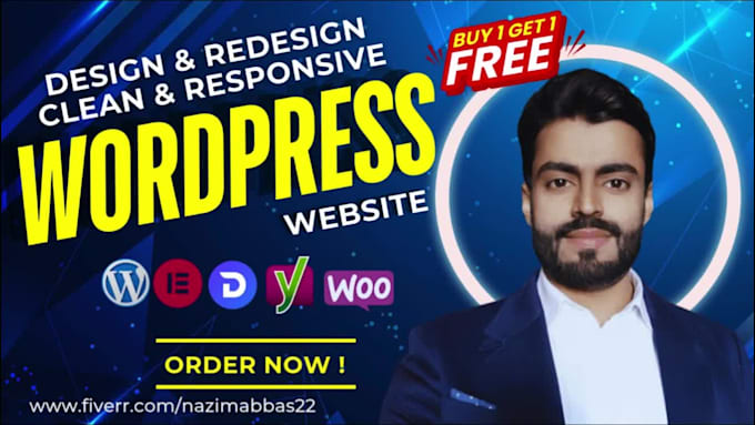 Build, design, redesign, develop, update, clone, and customize wordpress website by Nazimabbas22 ...