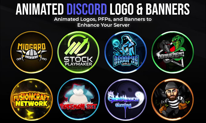 Design custom animated discord icons and banners by Adeebshafi1 | Fiverr