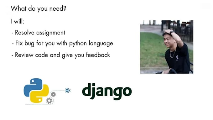 Resolve assignment, fix bug, review, clean code with python by ...
