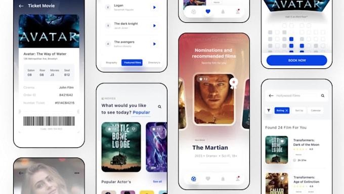 Design mobile app ui ux design, website ui design and ui ux by Ui_squad | Fiverr