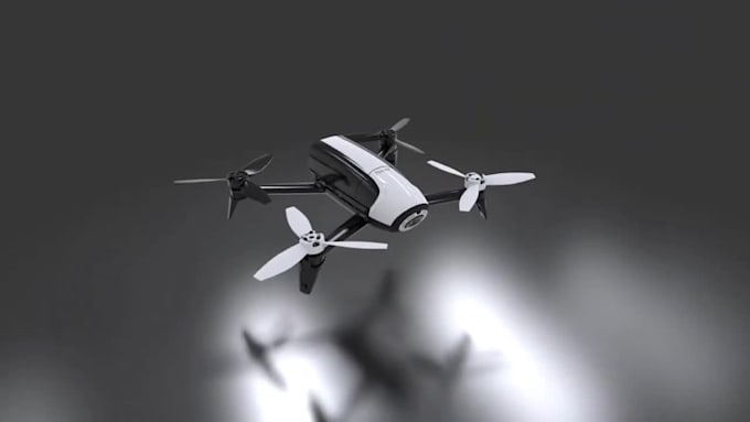 Create realistic 3d drone design, 3d drone model cgi 3d drone animation ...