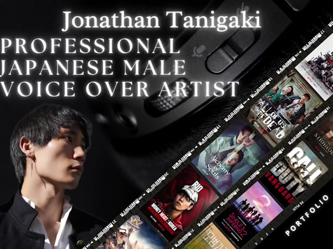 Record a professional japanese male voice sample for you by ...