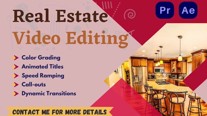 Do real estate video editing for promo videos by Veditor9922 | Fiverr