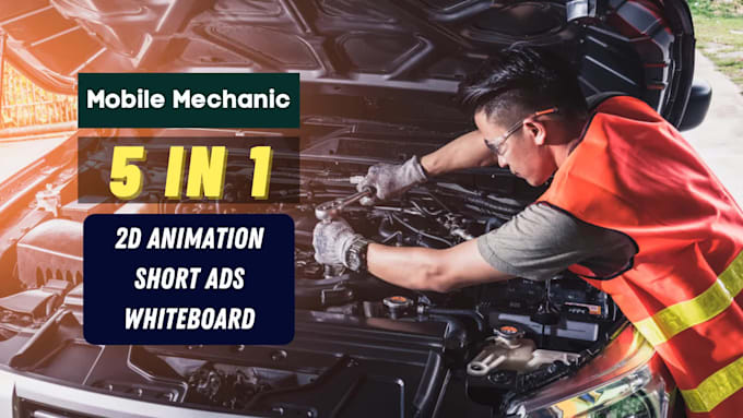 Create mobile mechanic animated promo video ads by Sarahtaylor6 | Fiverr