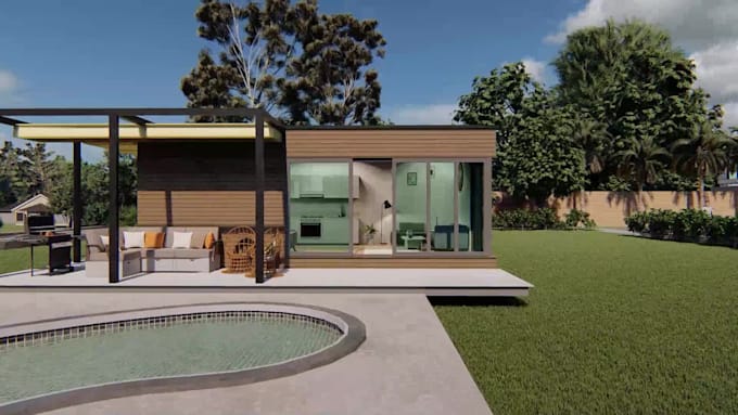 Do architectural 3d walkthrough animation, 3d modeling, 3d rendering by Talha721 | Fiverr