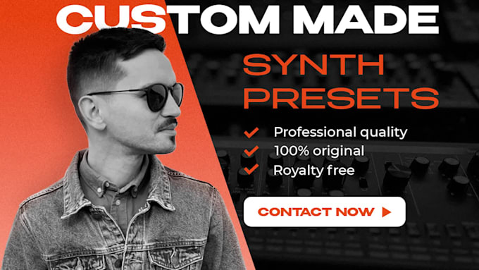 Create a synth patch of your sound, free demo by Hvh_music | Fiverr