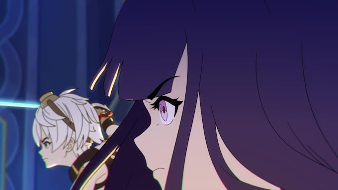 Do 2d japanese anime style, 2d anime fighting, anime animation, 2d ...