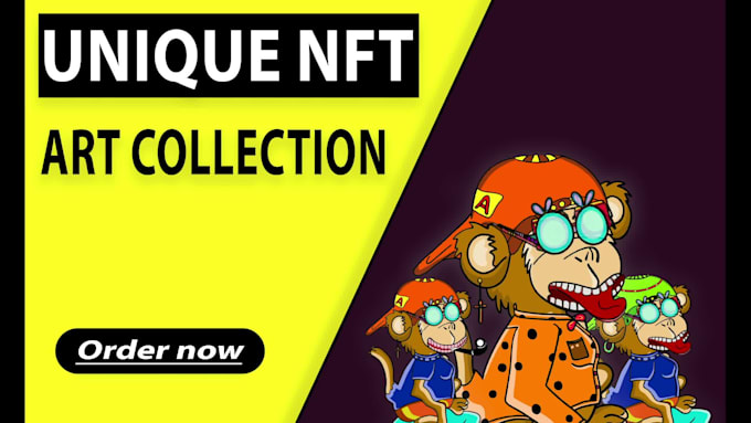 Design your unique nft art collection by Nftkingdom9496 | Fiverr