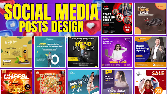 Create attractive social media posts design for you by Shahriarakib231 ...