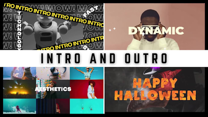 Create custom, unique youtube podcast intro, outro and logo animation ...