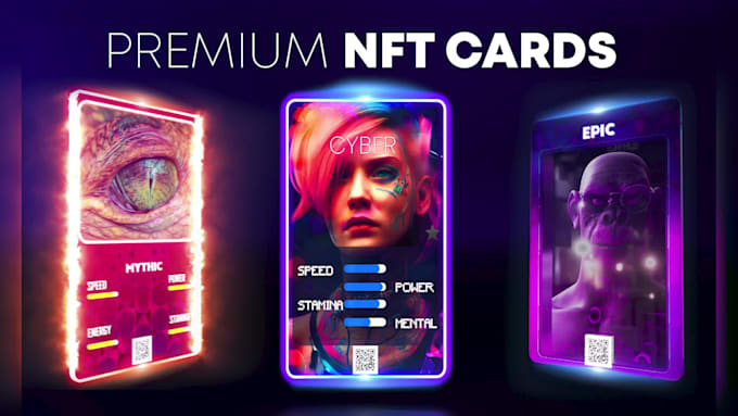 Do 3d crypto nft card, 3d parallax nft trading card by Serhatakgl | Fiverr