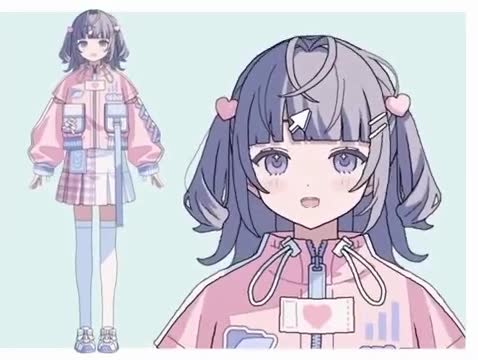 Draw and rig anime 2d vtuber model live2d vtuber commission 4 streamers ...