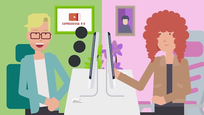 Create a 2d animated explainer video or sales video by Expressiveboard ...