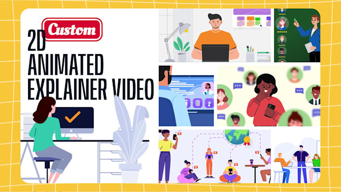 Create custom 2d animated explainer video for your business by Sidikn ...