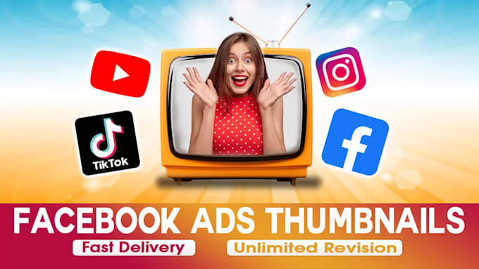 Do facebook ads thumbnail for dropshipping products by Denishk | Fiverr