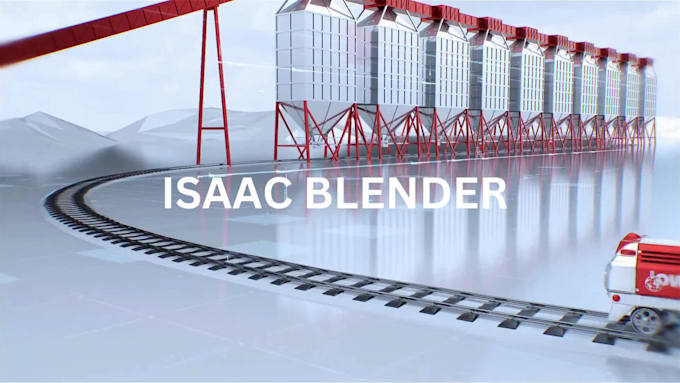 Do 3d industrial animation 3d train infrastructure visualization ...