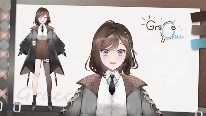 Draw live2d rigging, 3d nsfw vtuber model, oc, vtuber rigging, live2d showcase