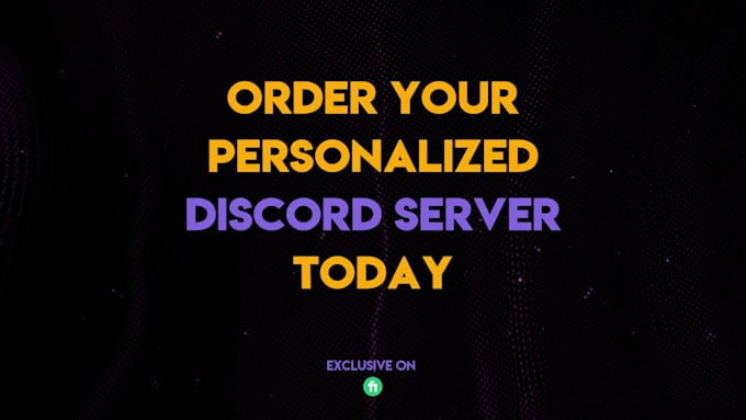 Develop professional discord servers within 24 hours by Roni_aj | Fiverr