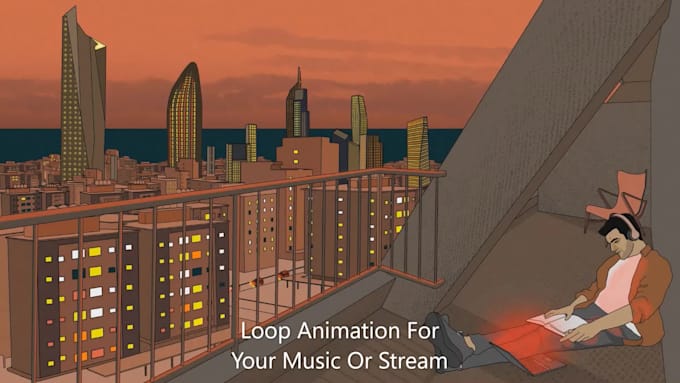 Create lofi loop animation for your music video or stream by Lorcad ...