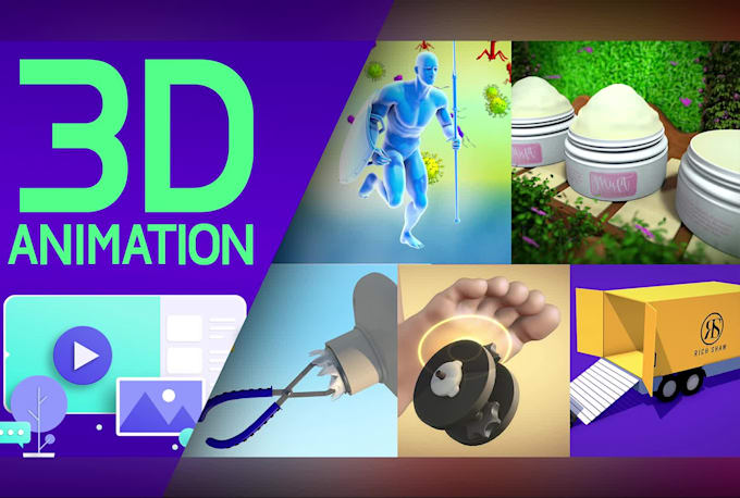 Design a simple 3d animation by Isururabbit | Fiverr