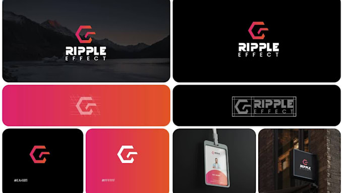 Do logo design with modern brand identity brand style guide and brand ...