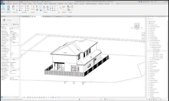 Do fast revit architectural, mep, bim modelling, and convert to revit ...