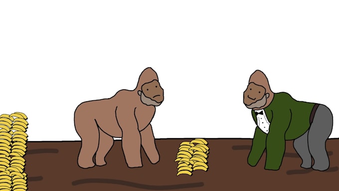 Make monkey economics ms style explainer video by Sharyarhanif | Fiverr