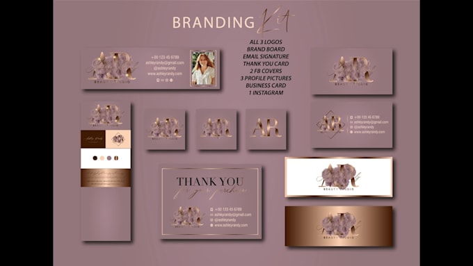 Design beauty, cosmetic signature logo and branding kit by Bin_nazeer ...