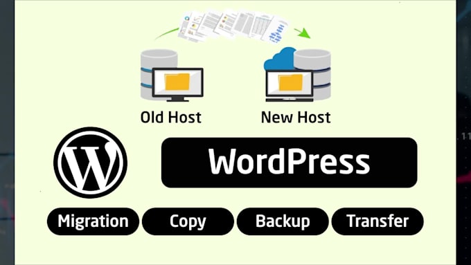 Migrate Transfer Backup Or Update Wordpress Website To New Host Or