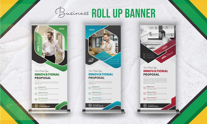 Design roll up, pull up, retractable and event banners by Pixiepro16 ...
