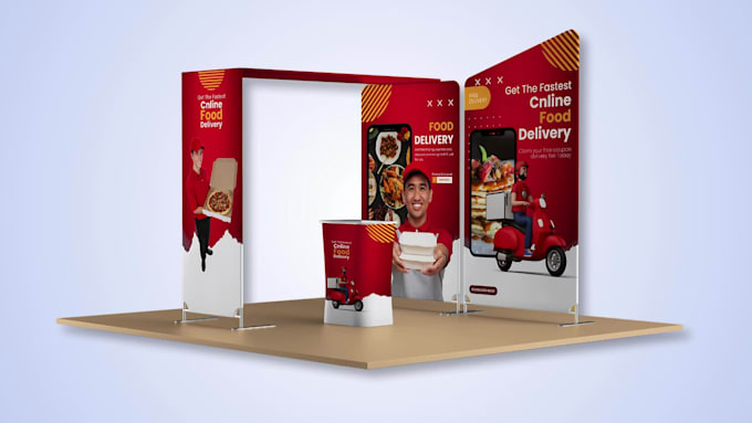 Design trade show booths, backdrops, and banners for exhibitions by ...