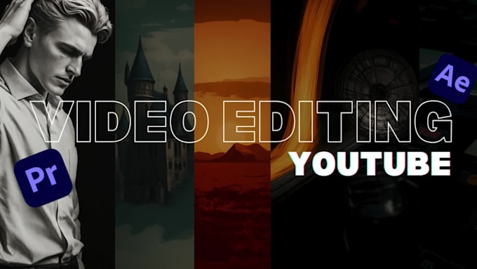 Do professional video editing for youtube by Kamran_chattha | Fiverr