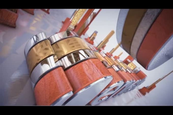 Create a amazing gold animation for your logo by Artcreation3d | Fiverr