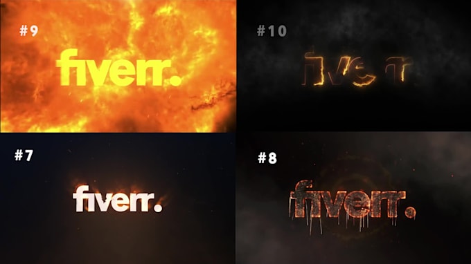 Create epic fire logo animation in 12 hours by Samiullahsabir | Fiverr