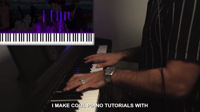 Make a piano tutorial with synthesia and visual effects by Naim_keys | Fiverr