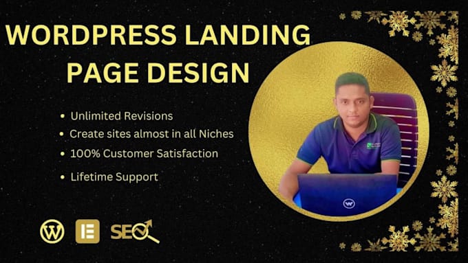 Create responsive wordpress ,elementor landing page design by Latifbd | Fiverr