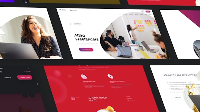 Do modern website ui ux design and mobile app ui ux design by Affaaq ...